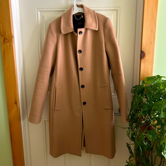 Coach | Jackets & Coats | Coach Tan Wool Coat | Poshmark